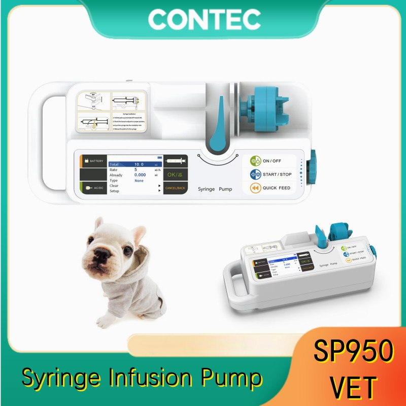 CONTEC SP950-VET Veterinary Electronic Syringes Controlled Flow Syringe ...