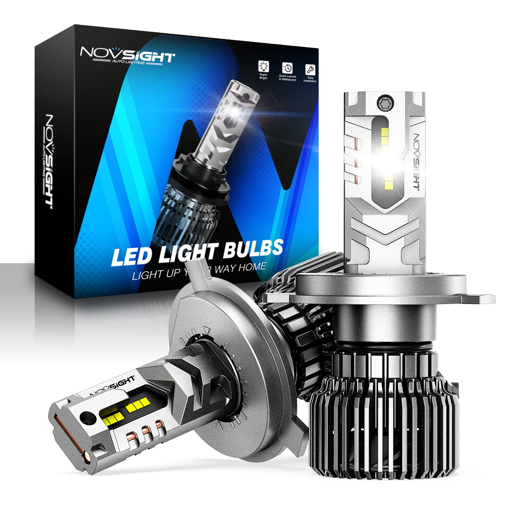 Novsight N75 Car H4 LED Headlight H11 H7 9005 9006 9012 100W 20000LM 6500K | Shopee Philippines