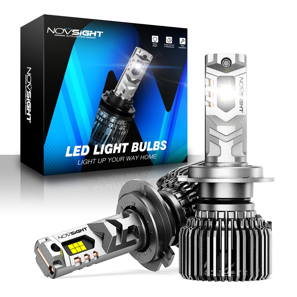 Novsight N75 Car H4 LED Headlight H11 H7 9005 9006 9012 100W 20000LM 6500K | Shopee Philippines