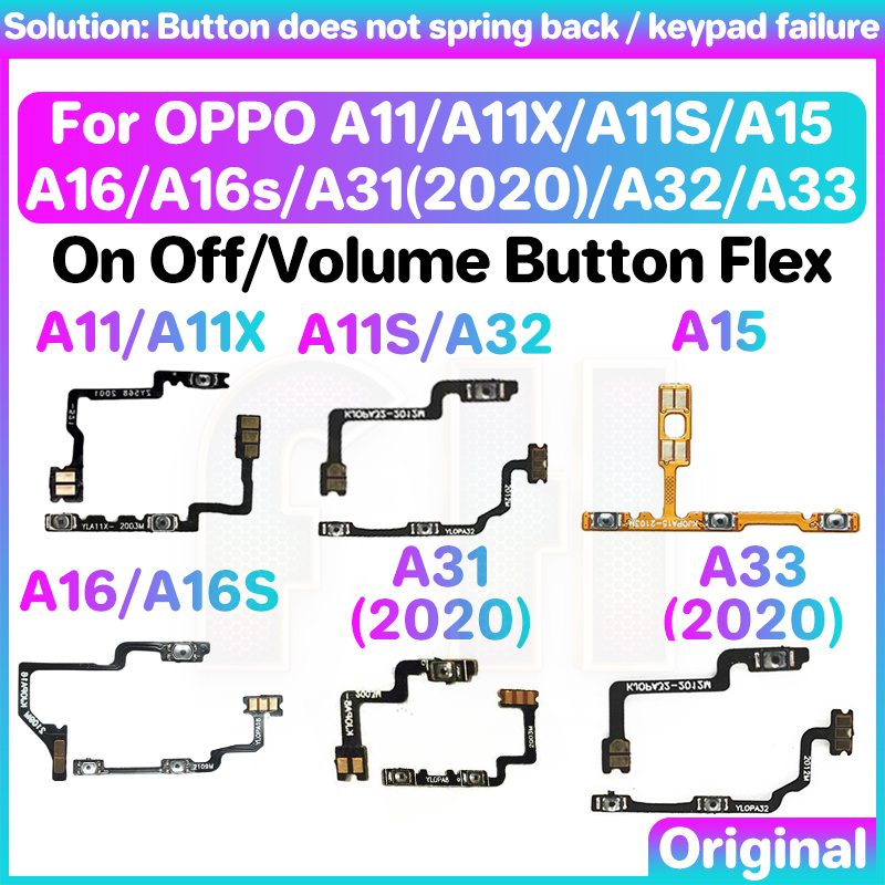 Switch Power ON OFF Key Mute Volume Button Ribbon Flex Cable For OPPO ...