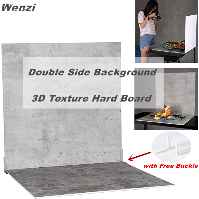 Wenzi Photography Hard Background Board Double Side 3D Texture 60x60cm ...