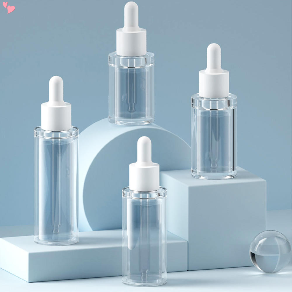 Empty Transparent Glass Bottles Containers Vials Holder,20ml /40ml ...