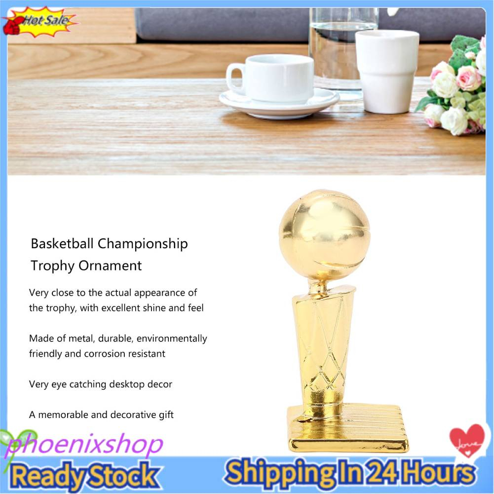 Phoenixshop Basketball Championship Trophy Ornament Metal Decorative ...