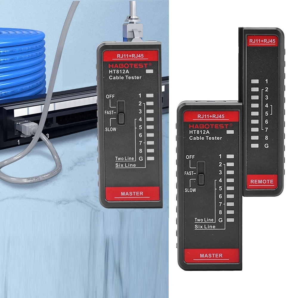 HABOTEST Wire Tracker Telephone Line Test Meter HT812A Network Cable ...