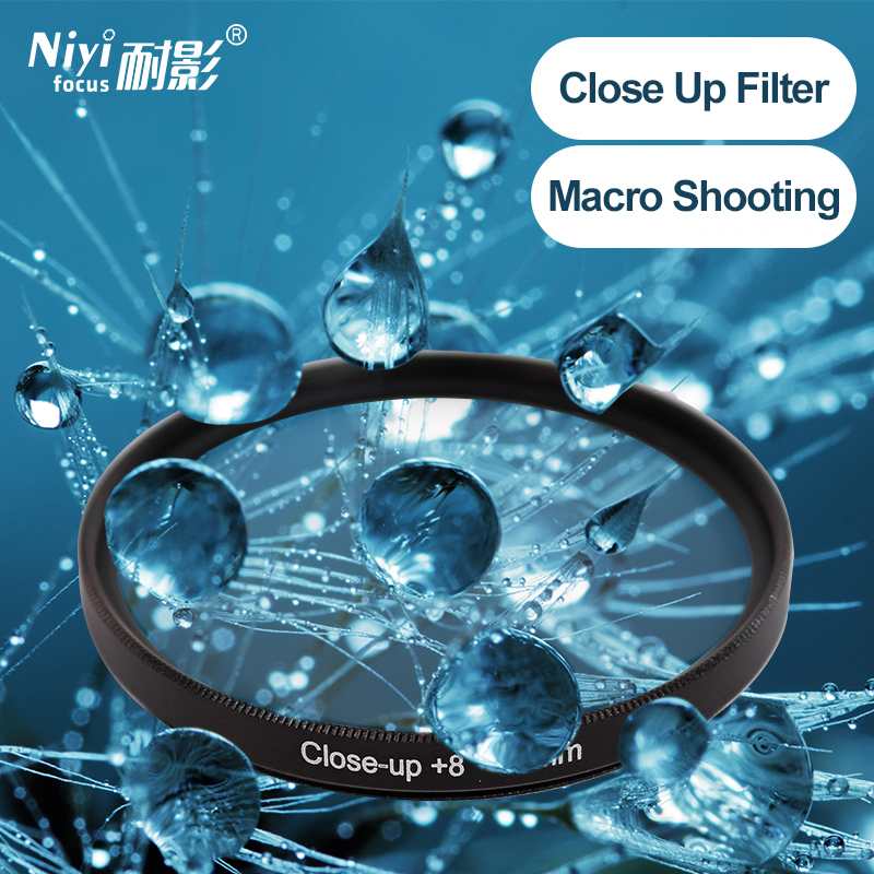 Macro Close-Up Filter Set +1 +2 +4 +10 +10 Pouch for Nikon Canon Sony ...