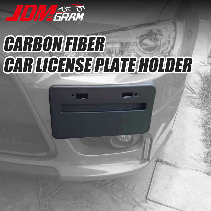 JDMGRAM Carbon Fiber Car License Plate Holder For Mitsubishi Xpander ...