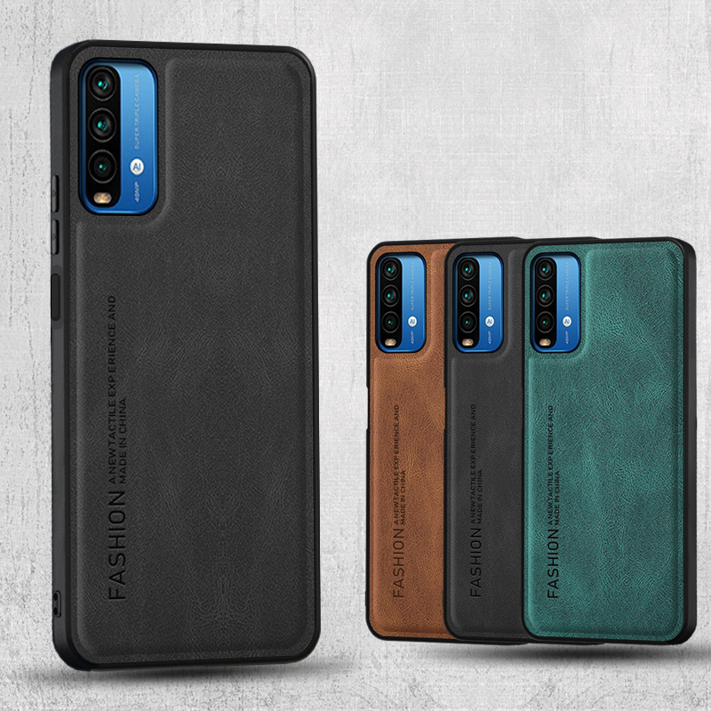 Lambskin Texture Leather Casing For Redmi 9T Redmi 9 Power Phone Case ...