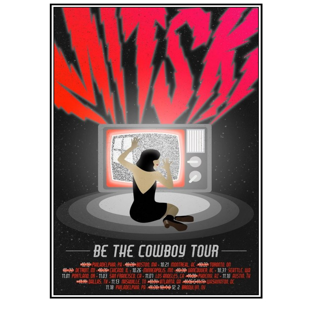 Mitski Poster Band Poster white copper paper poster living room bar ...