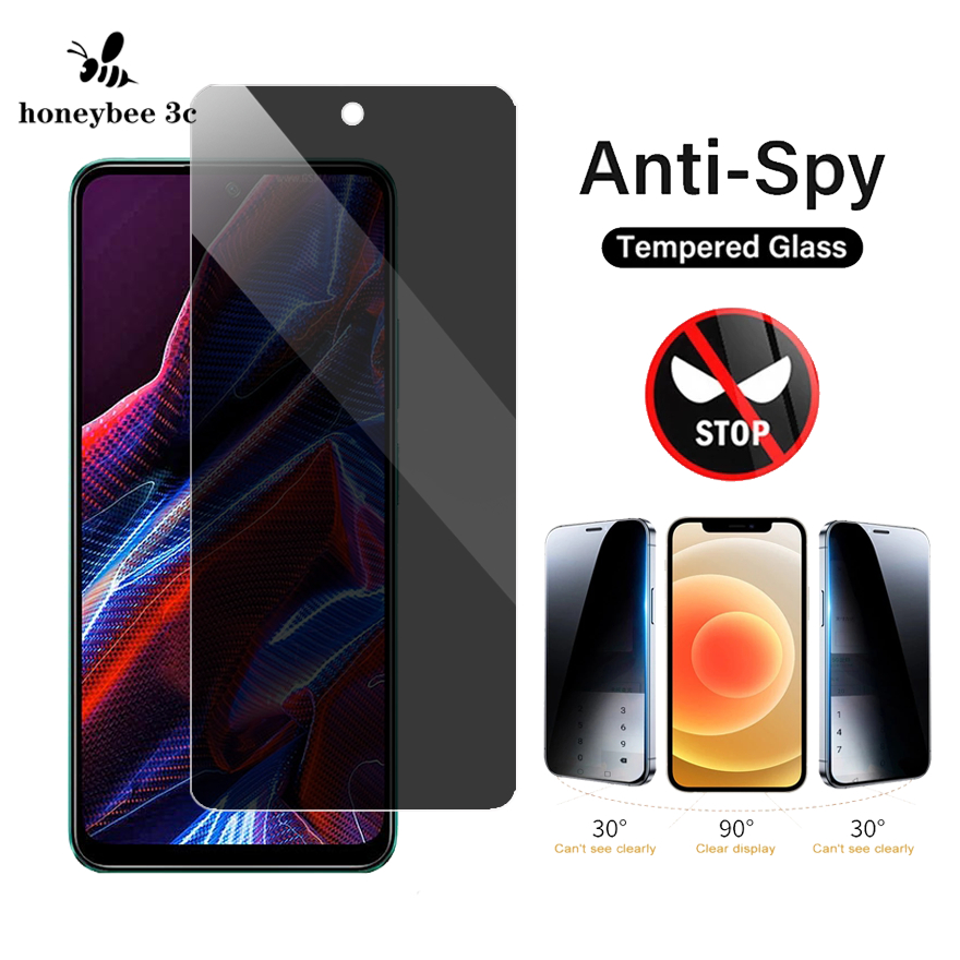 Anti-Spy Privacy Tempered Glass Xiaomi Poco C75 X6 Pro 5G M6 Pro 4G C65 F5 X5 M5s M5 F4 X4 X3 ...