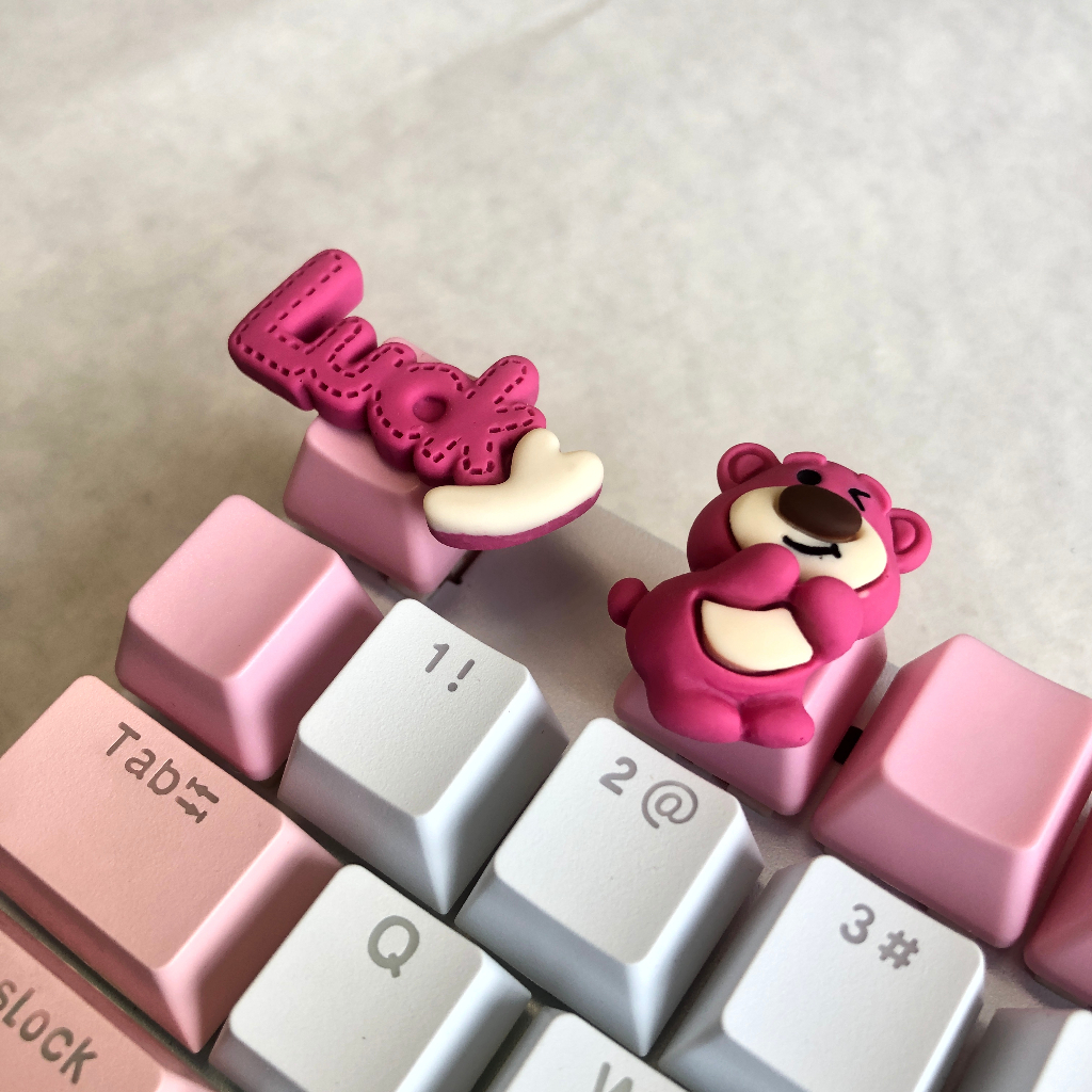 Cross Axis Mechanical Keyboard Replacement Keycap Cartoon Strawberry ...