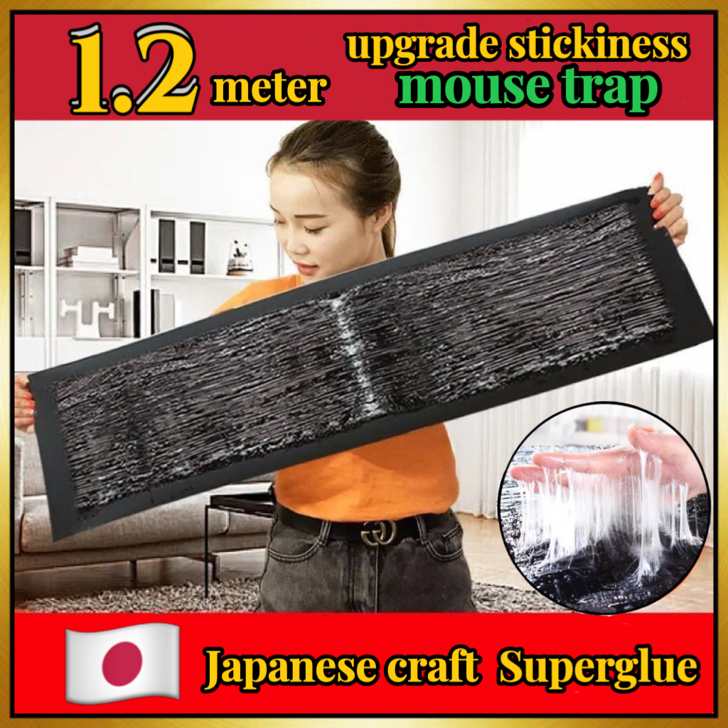 GUANHUA Mouse Glue Trap, Mouse Traps Sticky Pad Boards Strongly ...