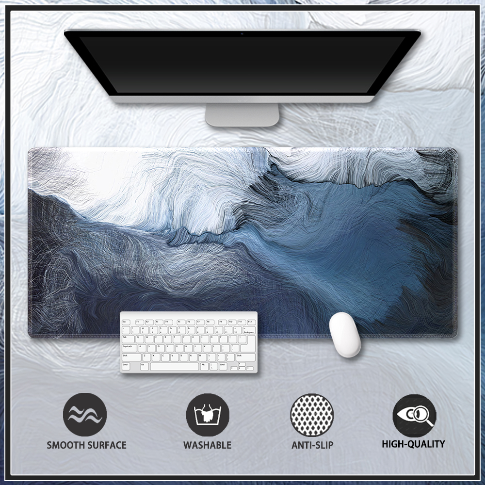 Scenery Customised Mouse Pad Gaming Table Mat Stitched Edge Rubber ...