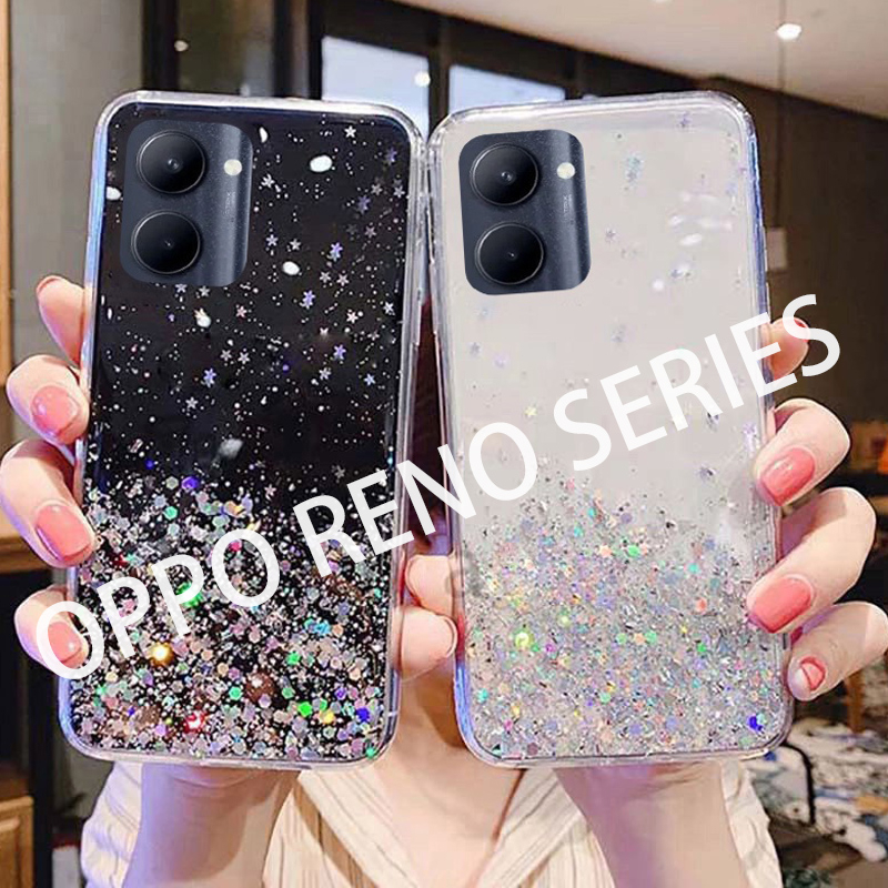 Casing Phone For realme 10 4G 10pro plus proplus C33 C 33 Clear Glitter ...