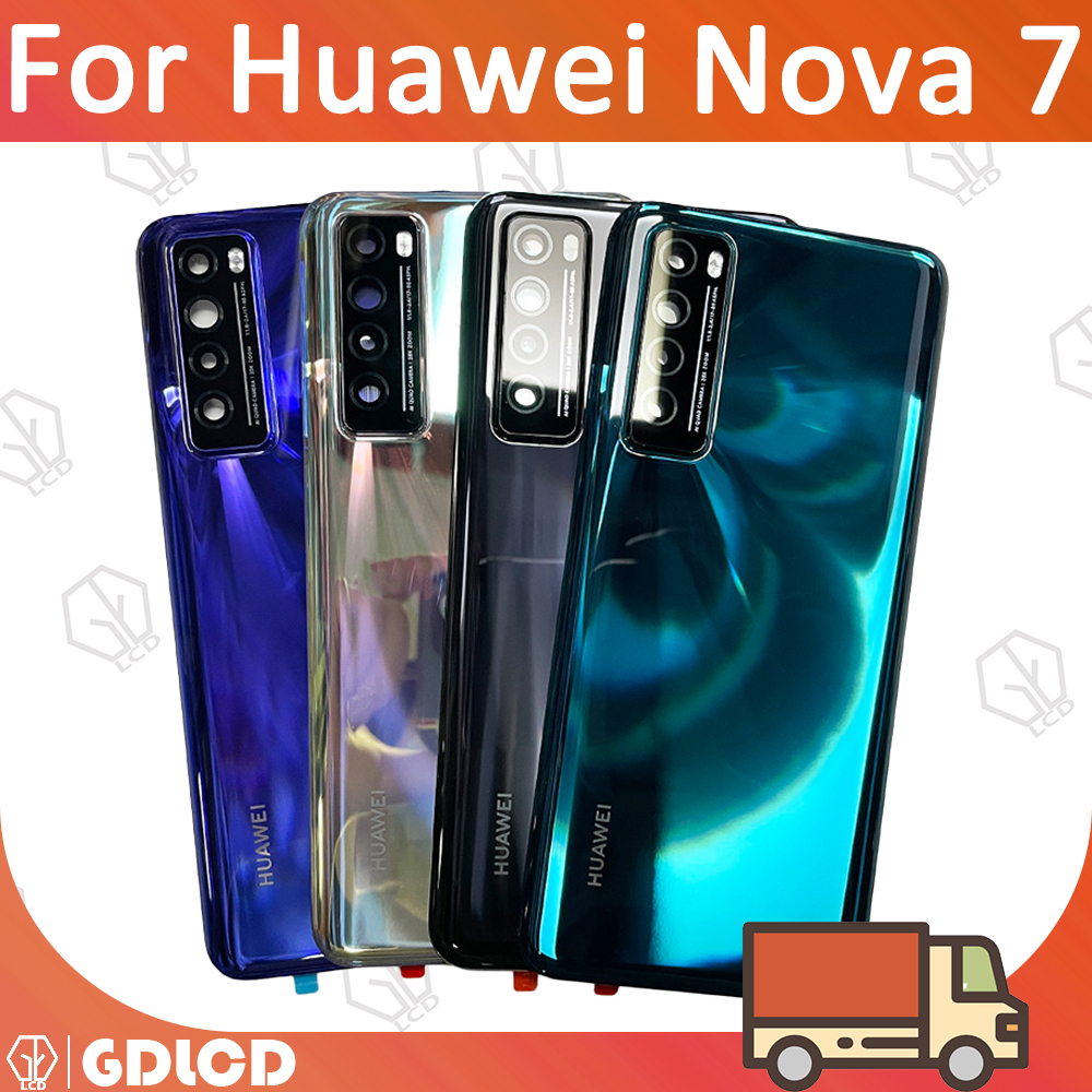 For Huawei Nova 7 7SE Back Battery Cover Housing Case Rear Door Replacement | Shopee Philippines
