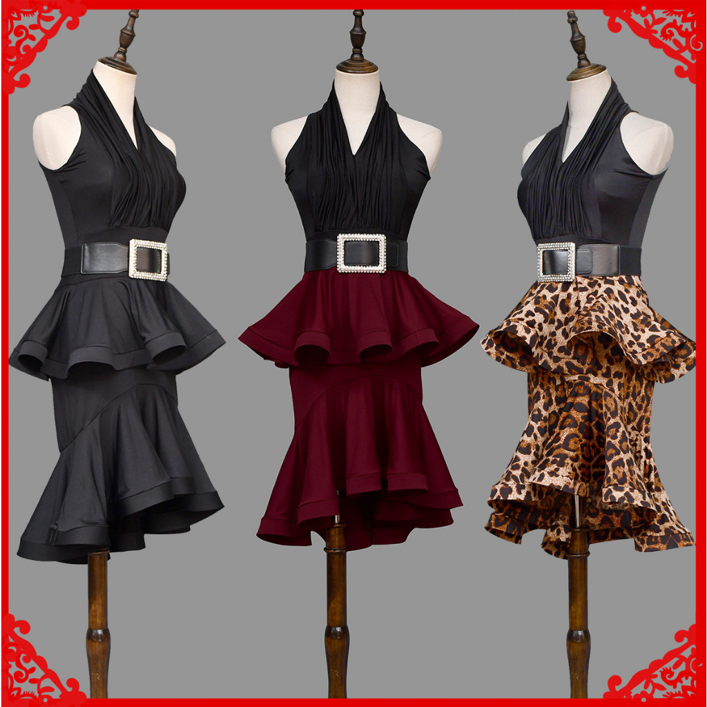 Latin Dance Costume Women Adult Dancing Top Bodysuit New Style Practice ...