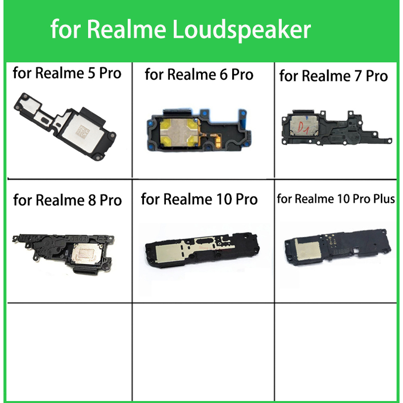 for Realme 5 Pro/ 6 Pro/ 7 Pro/ 8 Pro/ 10 Pro/ 10 Pro Plus Loudspeaker Buzzer Ringer Bell Call ...