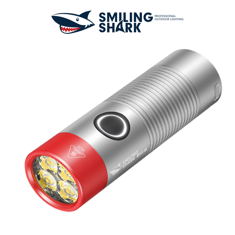 Smiling Shark SD5506 Super Bright Flashlight Porket Mini Torch Light 4 ...
