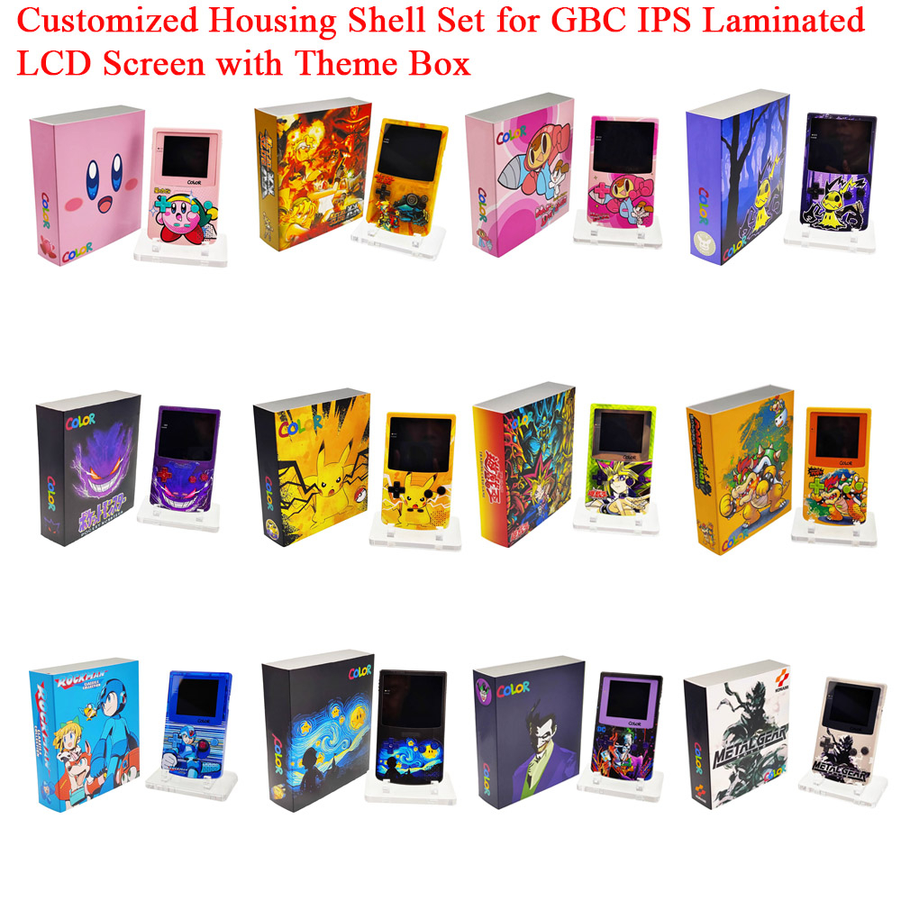 2023 New Customized Housing Shell Set for GBC IPS Laminated LCD Screen ...