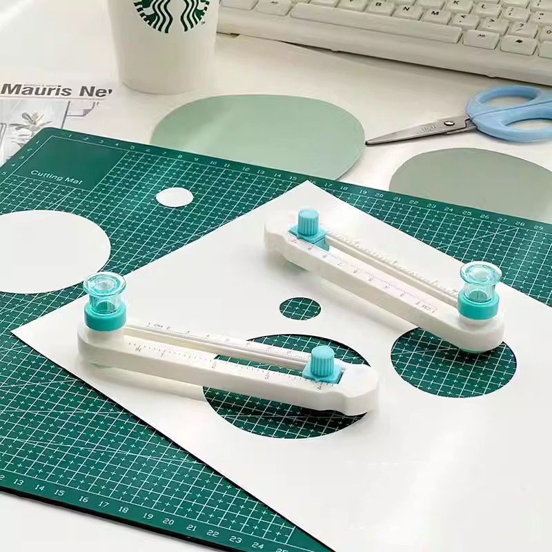 Penlab Mini Circle Cutter Rotary Circular Manual Compass Knife Cutting ...
