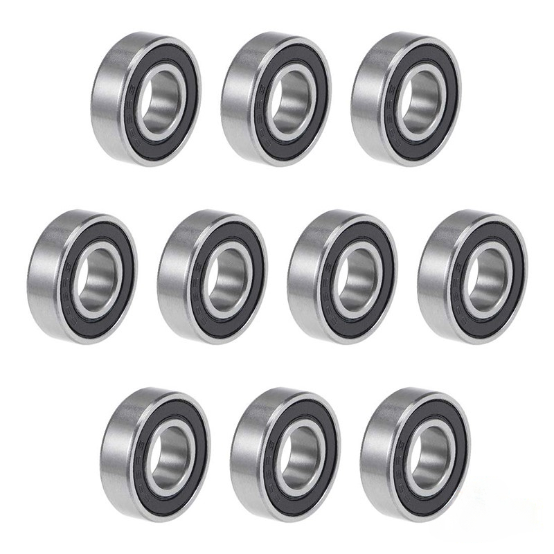 ♛1-10pcs 634 636 638 695 696 698 699 2RS RS Rubber Sealed Deep Groove Ball Bearing Miniature ...