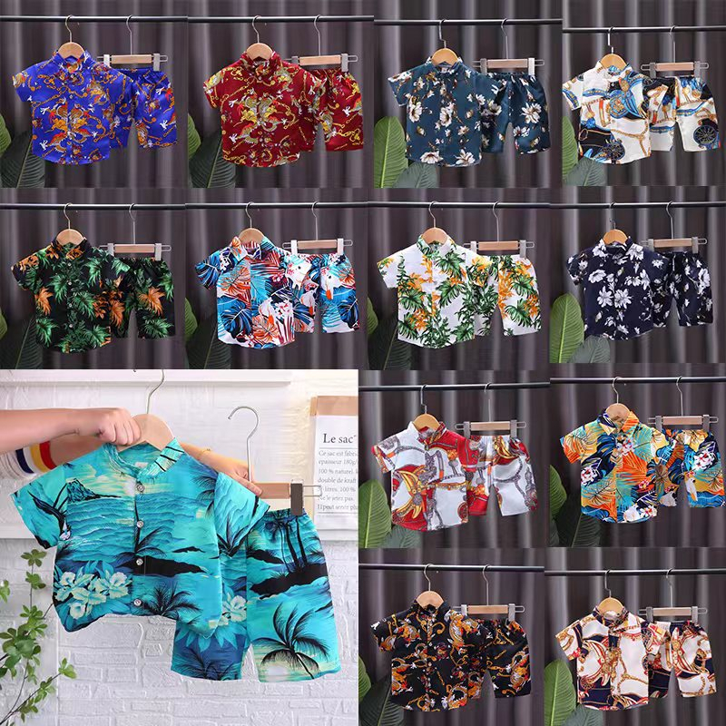 2 Piece Summer Outfit for Kids Baby Boy Kids Clothes Short Sleeves Boys baby boy clothes 0-4 ...