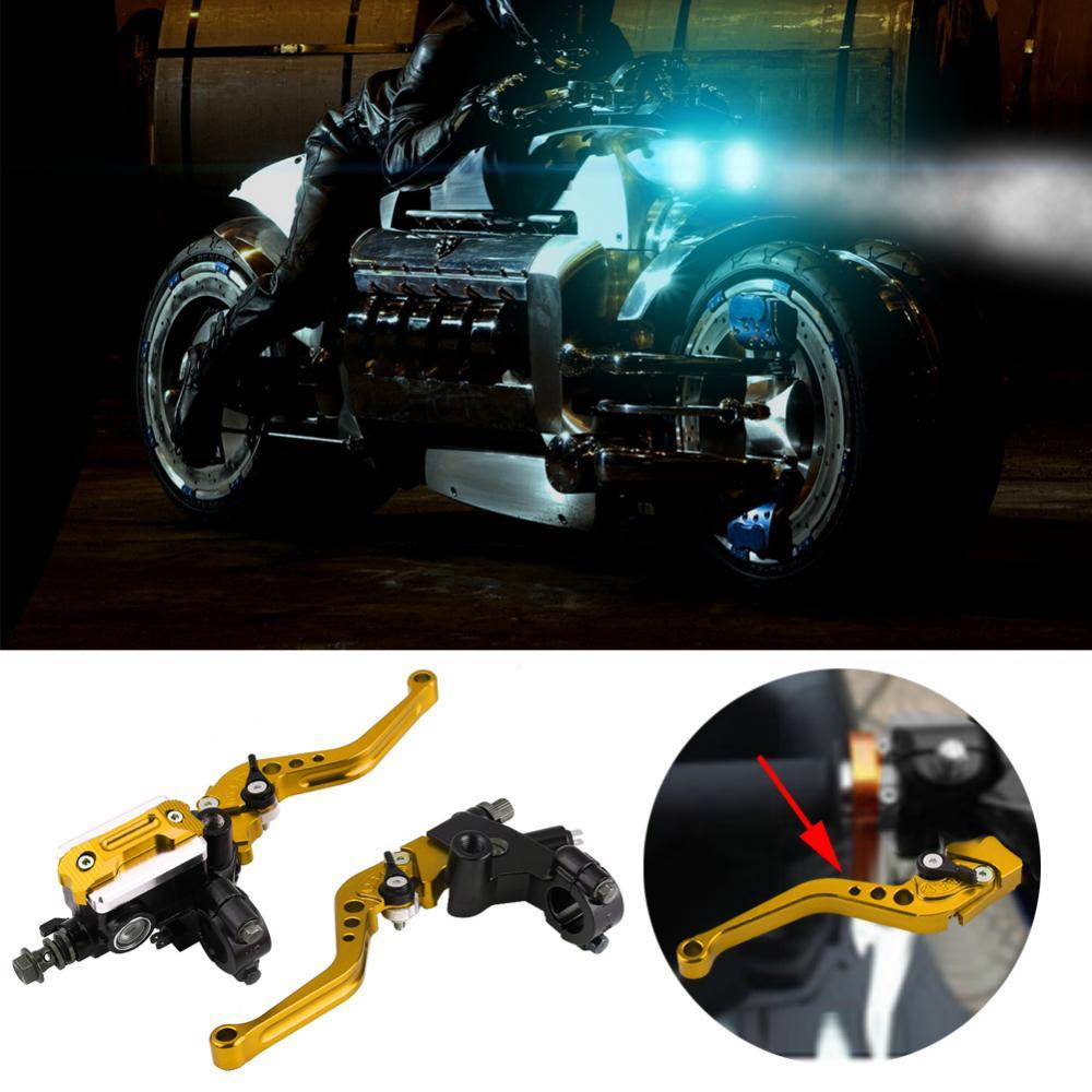 KDJ 1 pair Universal 22mm 7/8 motorcycle master cylinder lever ...