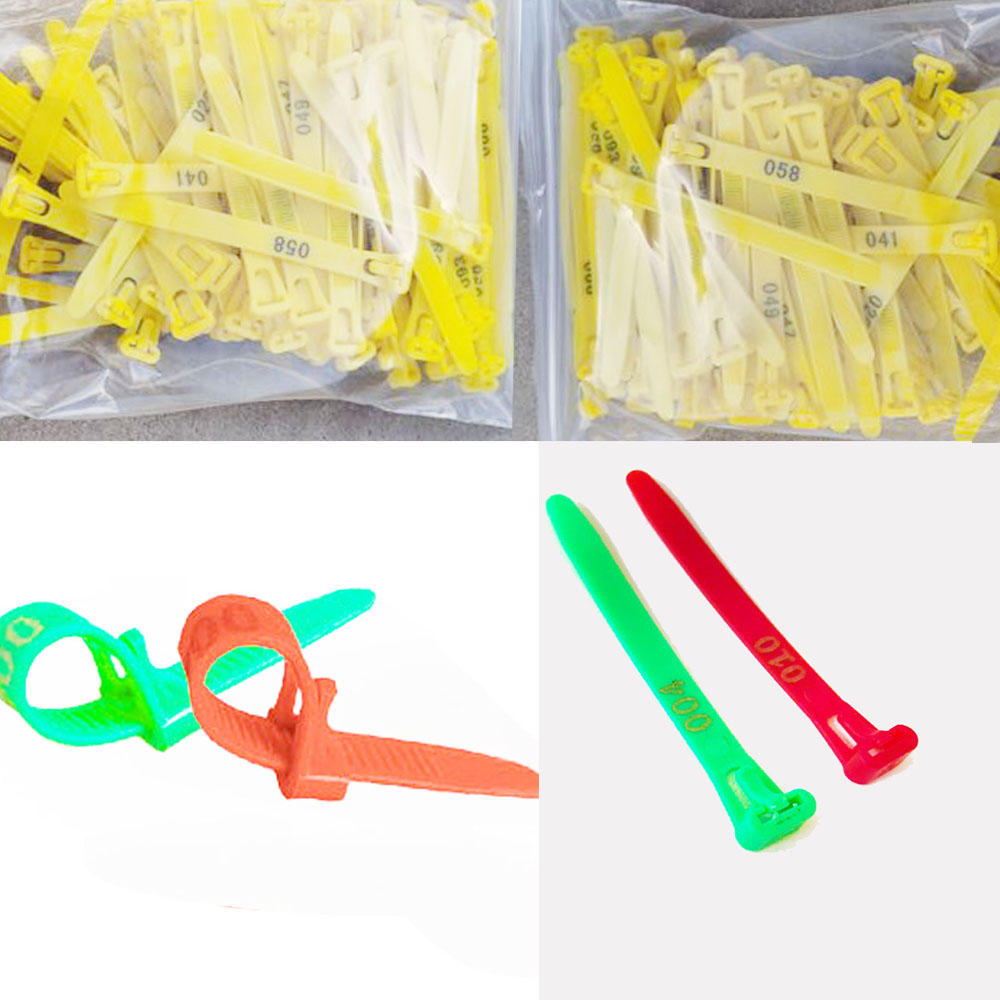 50 Pcs 8~20mm Adjustable Chicken Foot Ring Chicken Tag Series Number ...