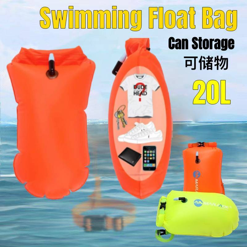 Float Bag Swimming Surfing Life-saving Drift Bag Inflatable Safety Swim ...