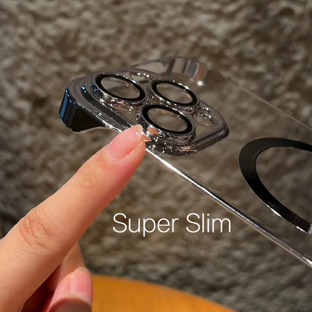 Rimless Case iPhone 15 Pro Max 15 Plus Hard Ultra Thin Transparent ...