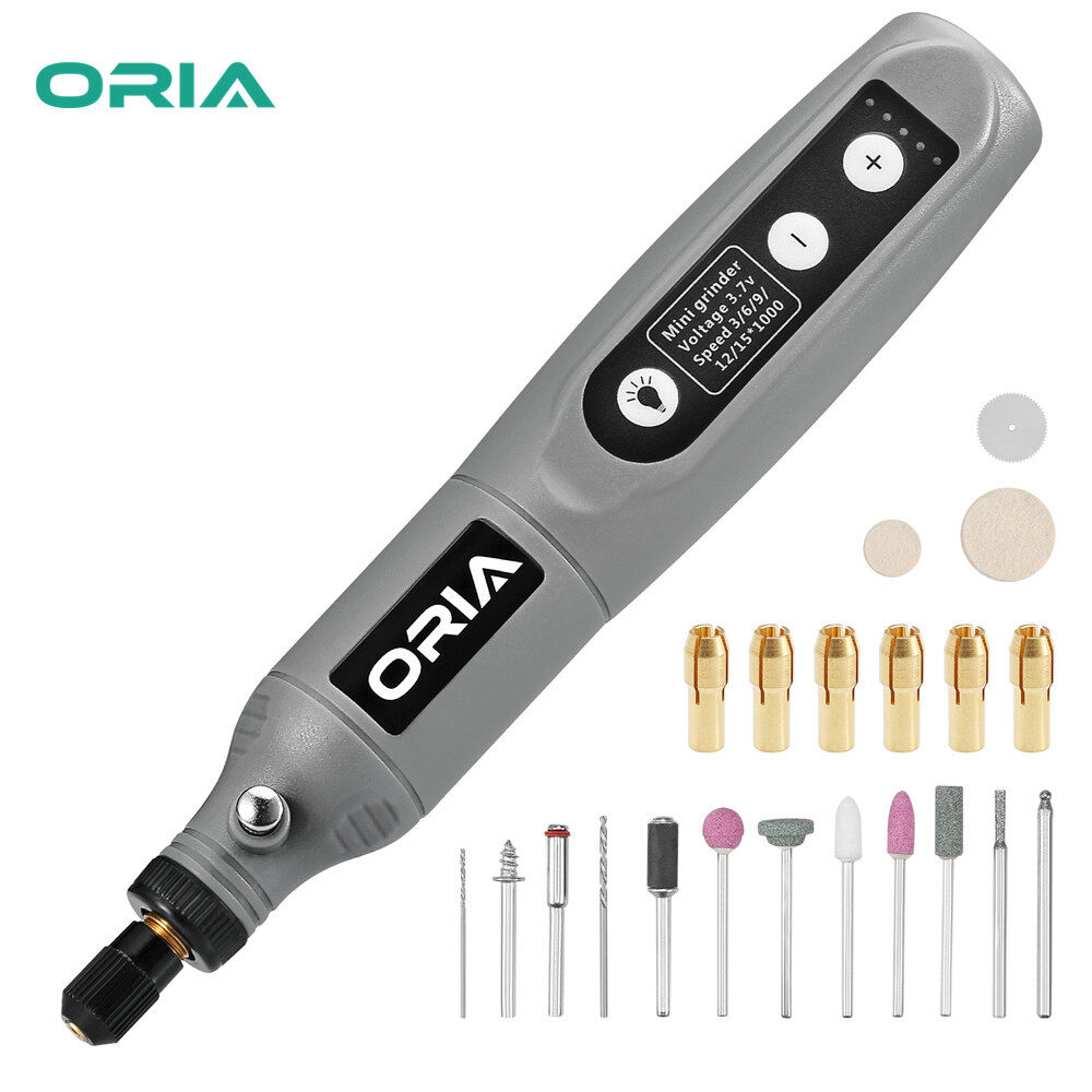ORIA Cordless Rotary Tool Electric Drill Grinder Accessories Tools for ...