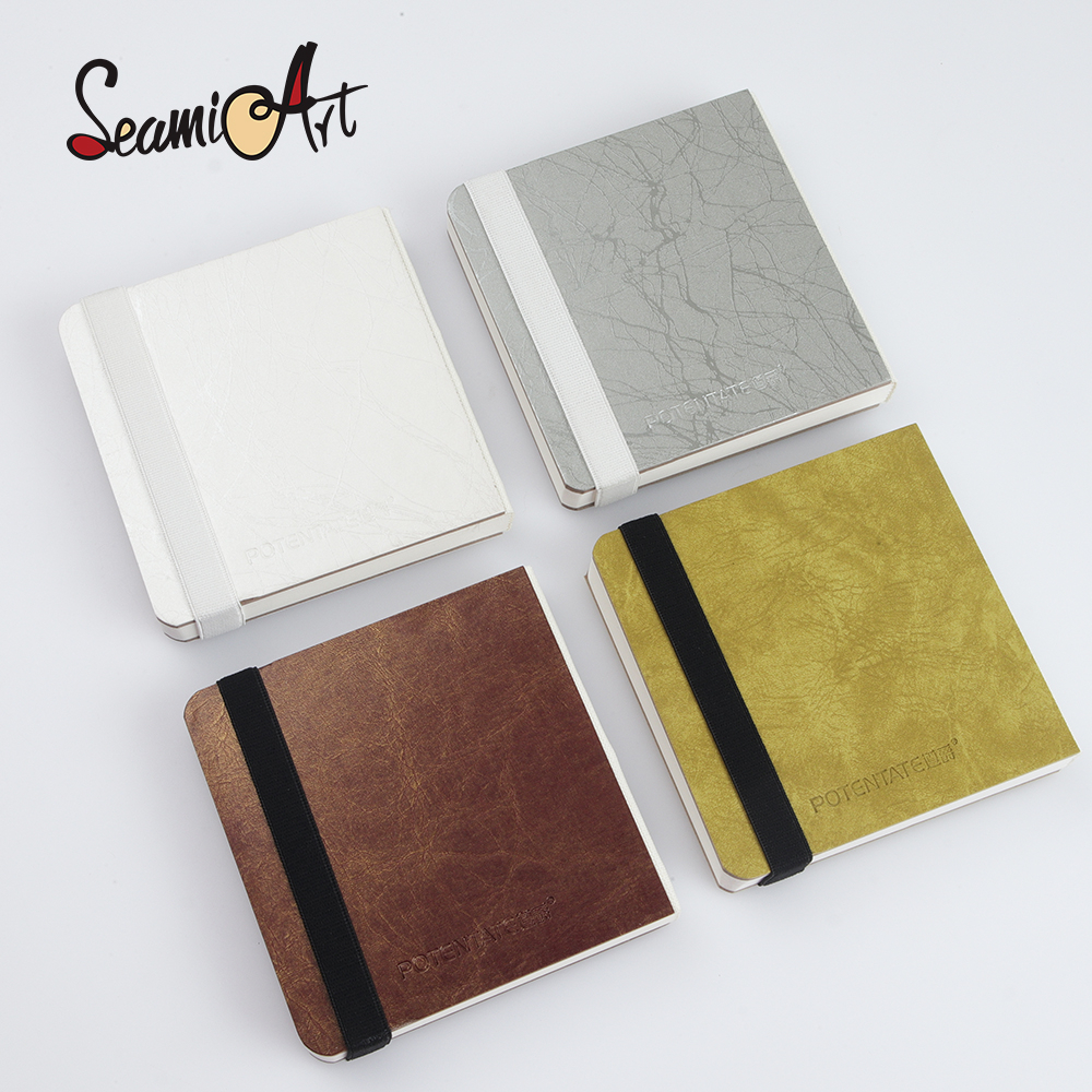 Seamiart Mini Square Watercolor Drawing Sketch Pad Handbook 10cm X10cm ...