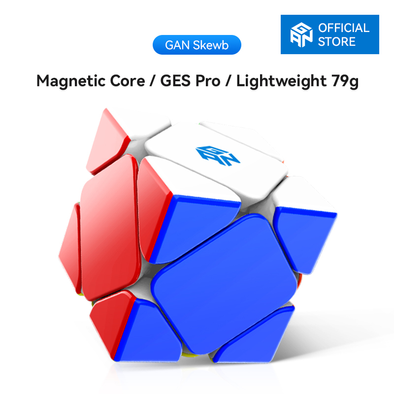 GAN CUBE GAN Skewb Magnetic Speed Cube Skweb Puzzle Cube Magic Cube(8 ...