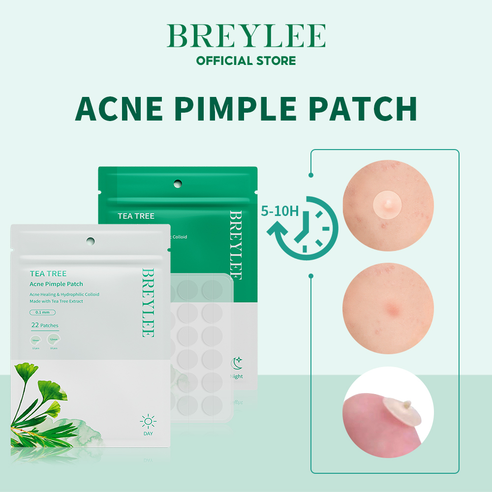 BREYLEE Tea Tree Acne Pimple Patch Remove Pimples Whiteheads Acne ...