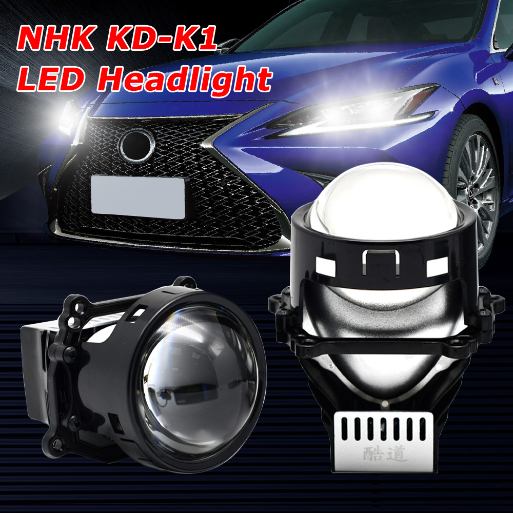 NHK 3.0 inch Bi LED Projector Lens Headlights High and Low beam Modify ...