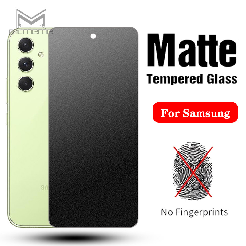 1-2PCS Matte Tempered Glass Screen Protector For Samsung Galaxy A56 A36 A26 A06 A16 A55 A05 A05s ...
