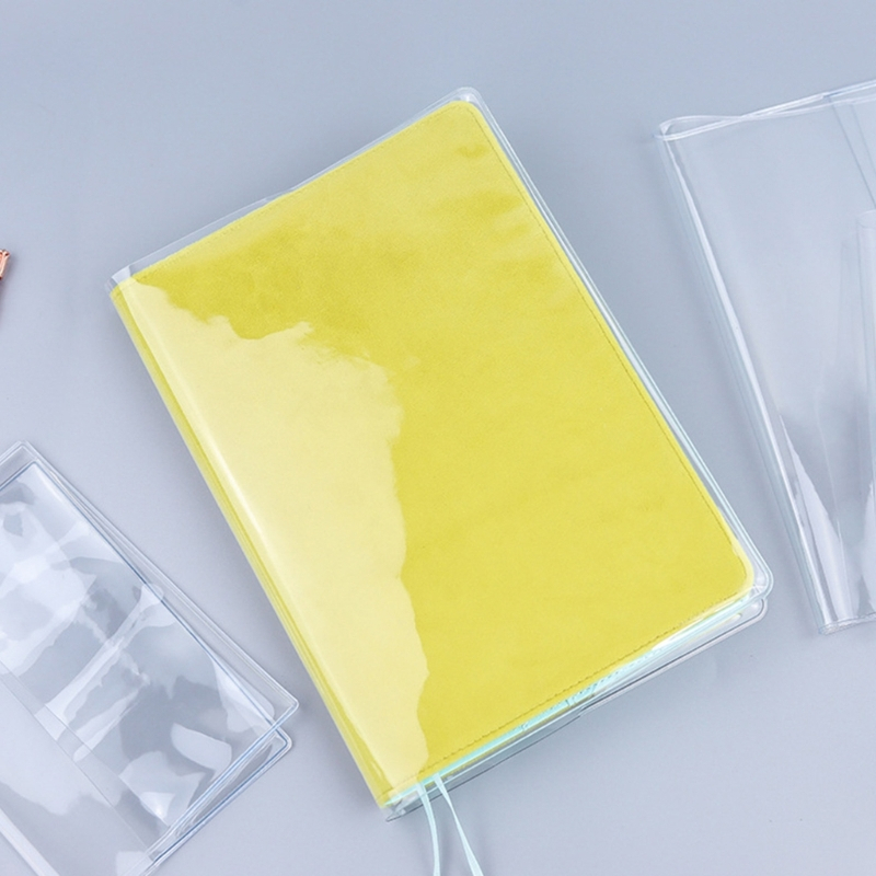 A6/A5 Scrapbook Cover Clear PVC Book Sleeve Thick PVC Material Durable ...