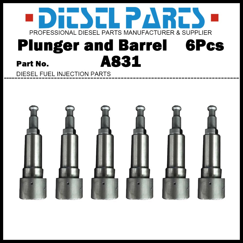 6Pcs Plunger A831 Plunger and Barrel Assembly A831 131150-4320 ...