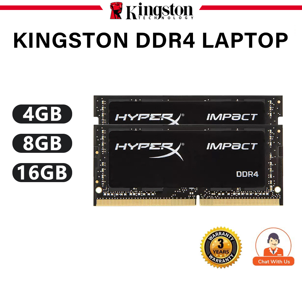 Kingston HyperX FURY PC4 DDR4 8GB 16GB RAM 2666MHz 3200MHz SODIMM Memory for Laptop 260pin ...