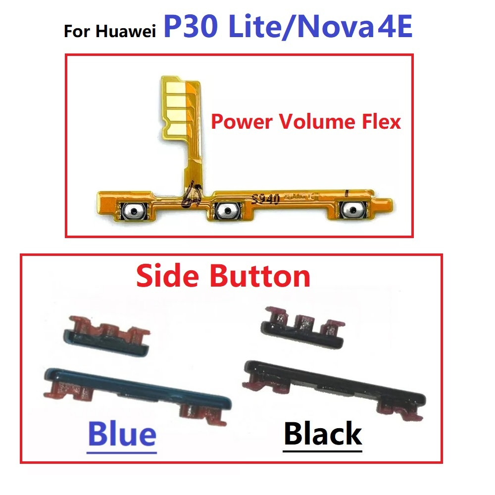 For Huawei P30 Lite Power on / off Switch Button Side Volume Up Down ...
