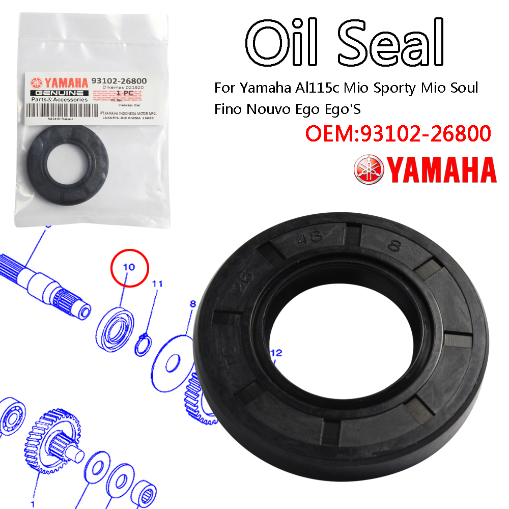 Oil Seal Rear Axle Drive Mio Carb All Mio Soul/Nouvo Z/Sporty Rear Axle ...