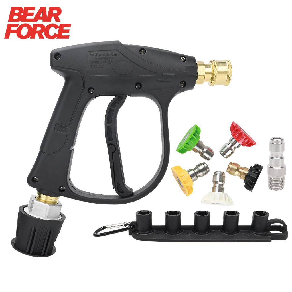 BEAR FORCE Pressure Washer Water Gun for Car Cleaning Hose Connector ...