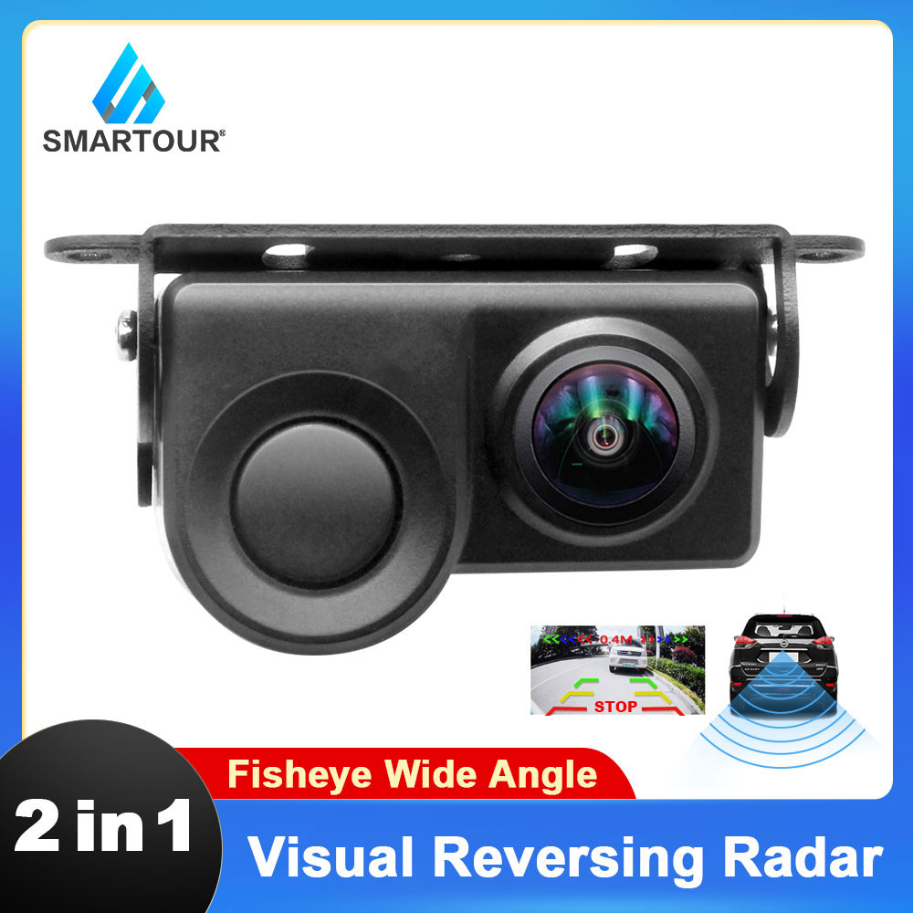 2 in1 Car Reverse Parking Radar & Car Parking Sensor Backup Reverse ...