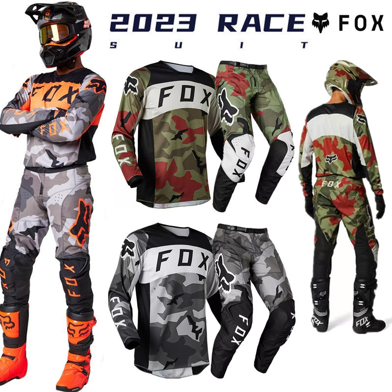 2023 FOX Motocross gear set Off Road Jersey And Pant Dirt Bike MX suit ...