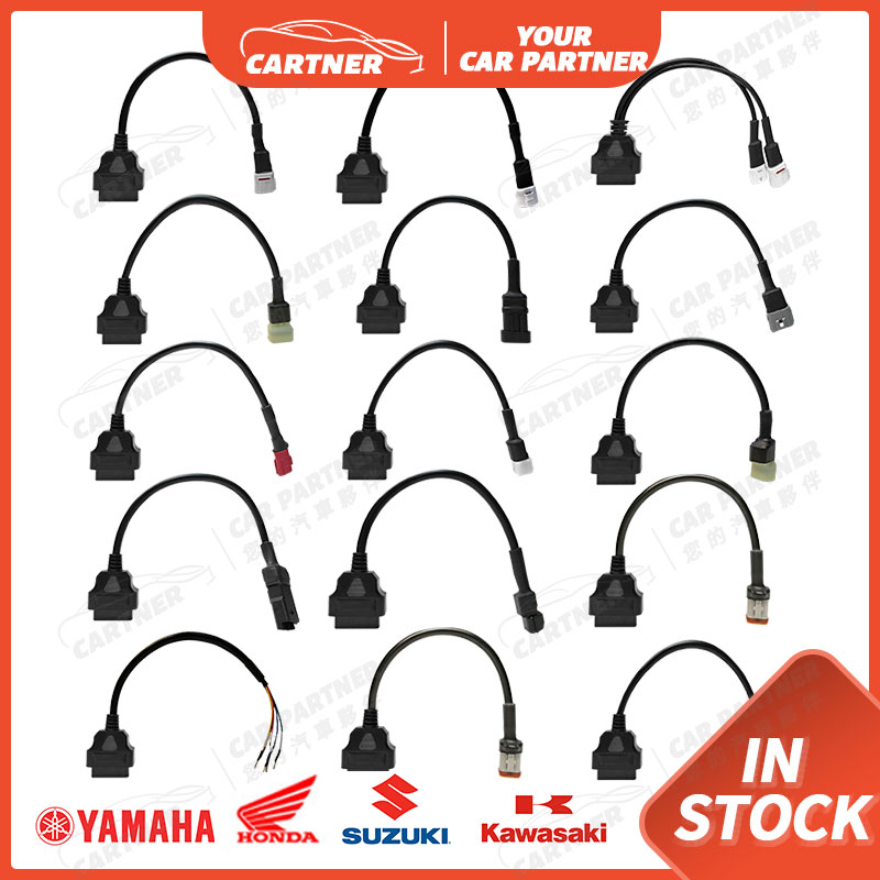 Cartner Full Model And Brand 3 4 6 Pin Motorcycle Diagnostic Cable Fit ...