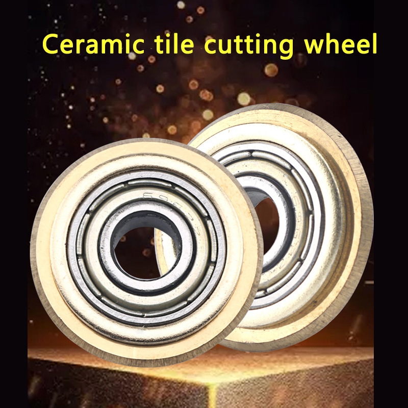 22mm Manual Tile Brick Cutter Knife Head Hard Alloy Rotary Bearing ...