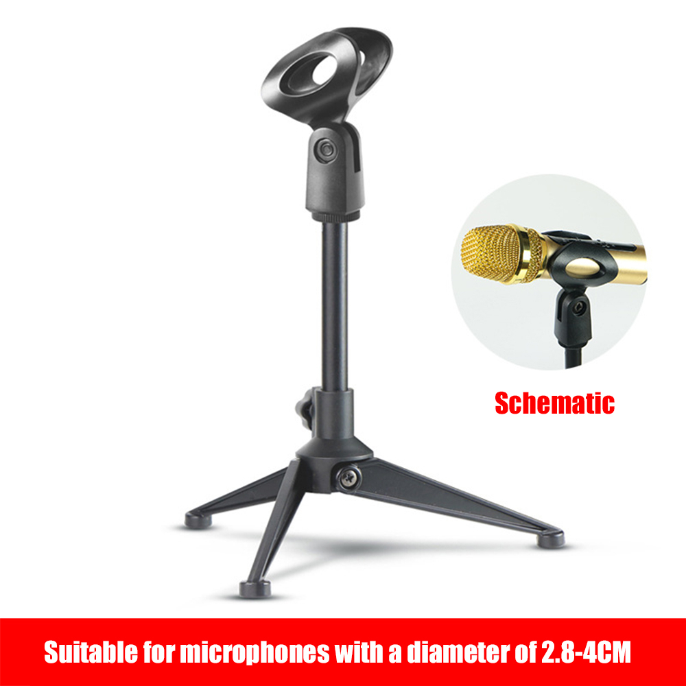 Microphone stand desktop lift weighted tripod desktop disc live ...