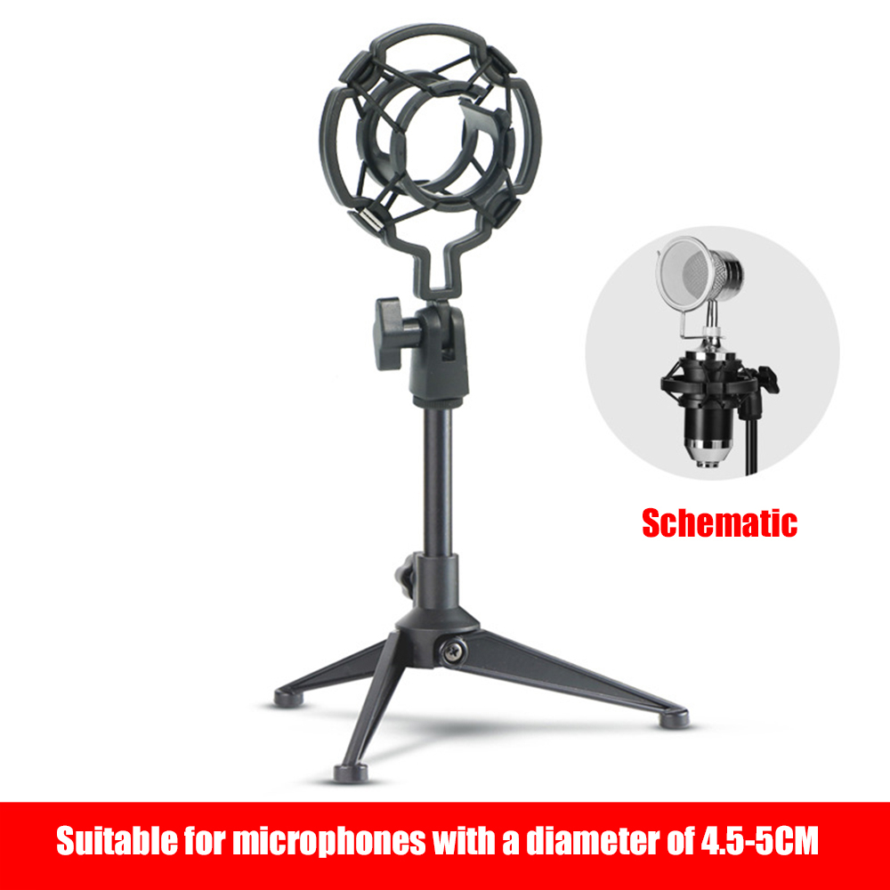 Microphone stand desktop lift weighted tripod desktop disc live ...