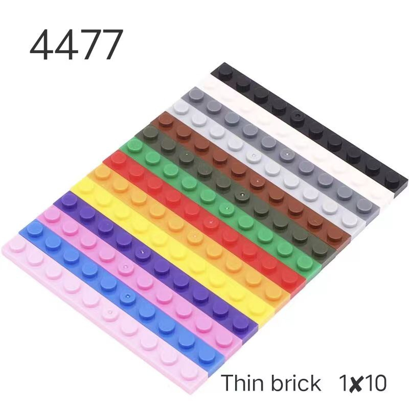 Small Particle Building Blocks 1x10 Thin Brick Compatible 4477 Assembly ...