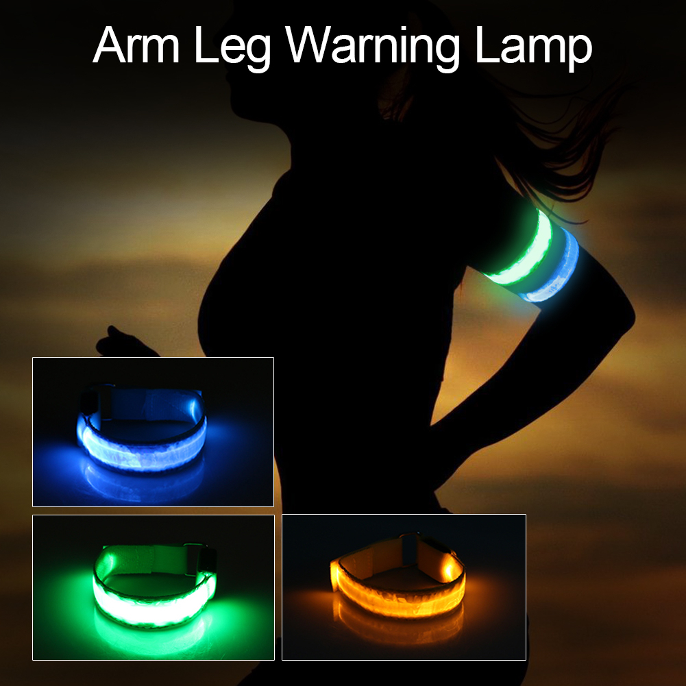 JAE Outdoor Sports Night Running Light Safety Jogging LED Arm Leg ...
