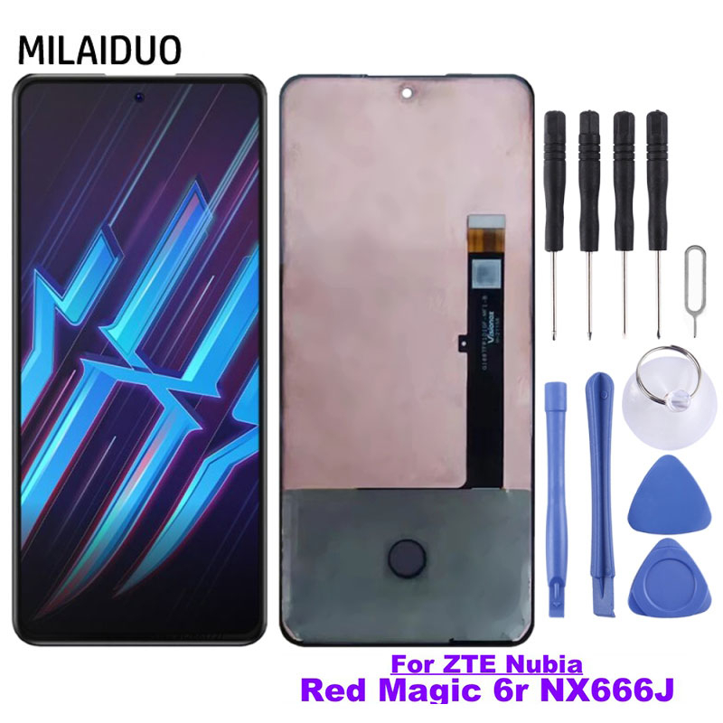 Amoled Original lcd For ZTE nubia Red Magic 6R NX666J LCD Display ...